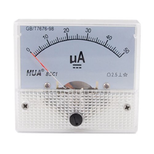 Alcoa PrimeClass 2.5 Accuracy DC 0-50uA Analog Panel Meter Ammeter ...