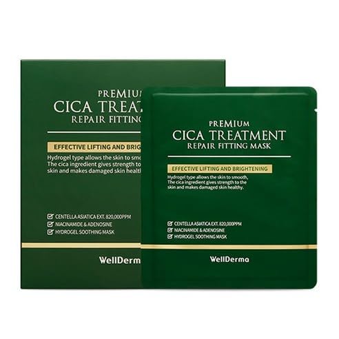 Amazon.com : WELLDERMA Premium Cica Mask Treatment Repair Fitting ...