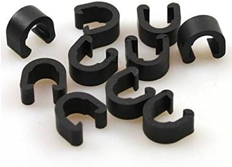 Amazon.com : Juscycling MTB Bike Road Bicycle Cable Clamps c-Clips ...