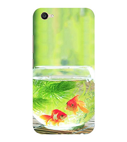 Babula Designer Back Case Cover for Vivo V5 Plus (Gold Fish Transparent ...