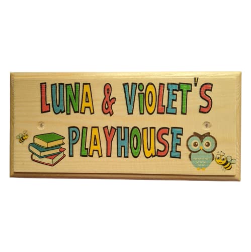 Personalised Playhouse Sign, Custom Childrens Garden Shed Plaque ...