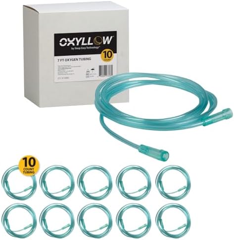 Amazon.com: Oxyllow Premium 7 FT Oxygen Tubing | 10-Count | 6-Channel ...