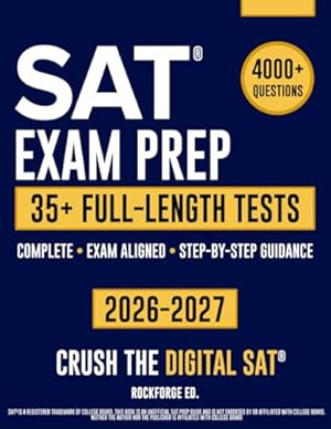 Amazon.com: Princeton Review Digital SAT Premium Prep, 2026: 6 Full ...