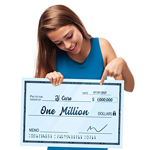 [Upgraded] Dry Erase 16" x 24" Oversize Giant Check - Large Fake Checks ...