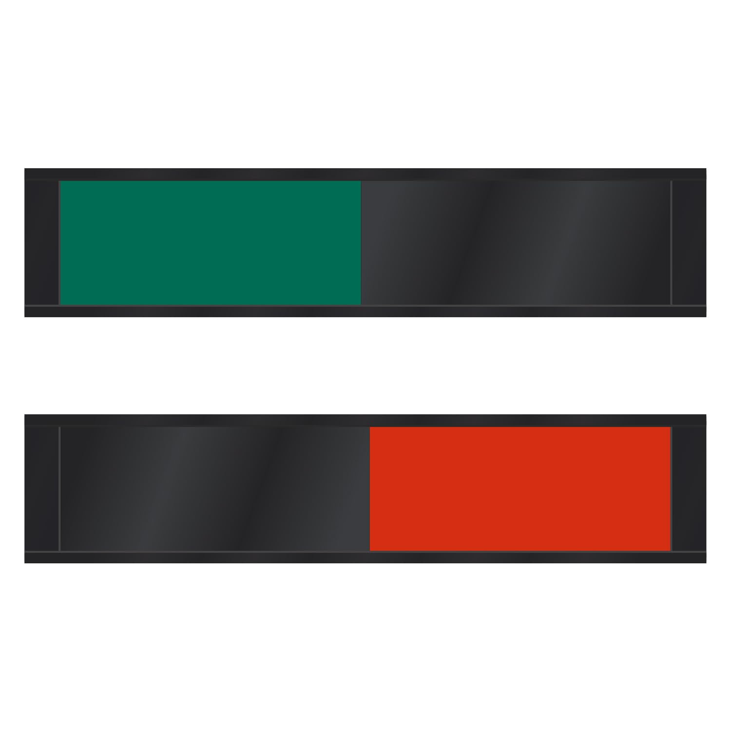 Amazon.com : SmartSign Blank Slider Sign (Red/Green), 2.25" x 10", 60 ...