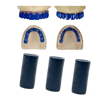 Amazon.com: Blue Inlay Wax – Hard Cylinder Lumps for Model Casting and ...