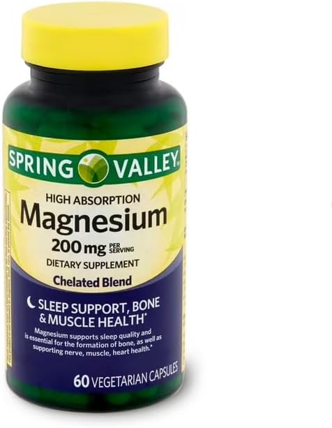 Amazon.com: Spring Valley Magnesium 250 mg - Bone & Muscle Health ...