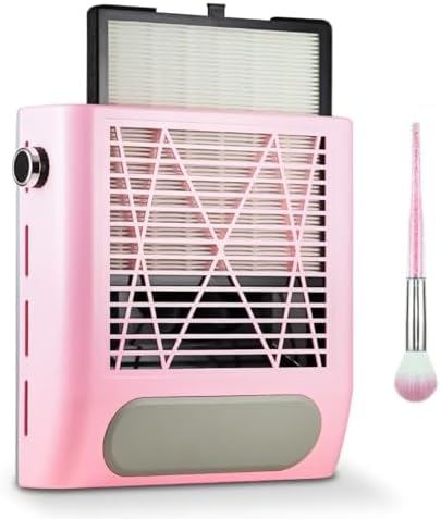Amazon.com: Nail Dust Collector Nail Tech, 80W Powerful Suction Nail ...