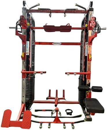 Fitline Functional Trainers Smith Machine with Squat Rack (Black ...