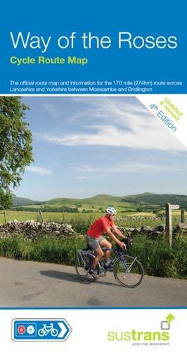 Way of the Roses Cycle Route Map: Morecambe - Bridlington Sustrans ...