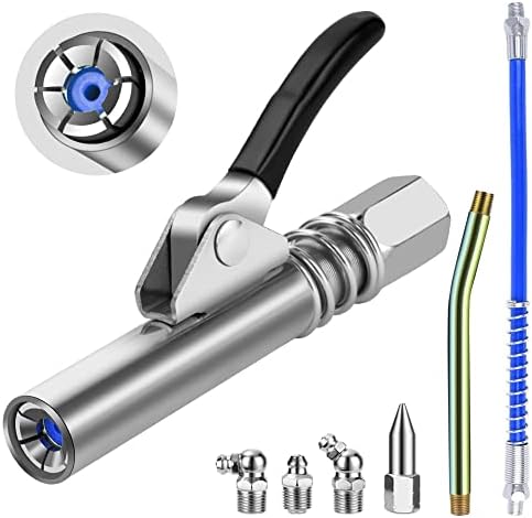 Pindex Grease Gun Needle Nozzle with 2 Injector Needle Tips Narrow, G ...