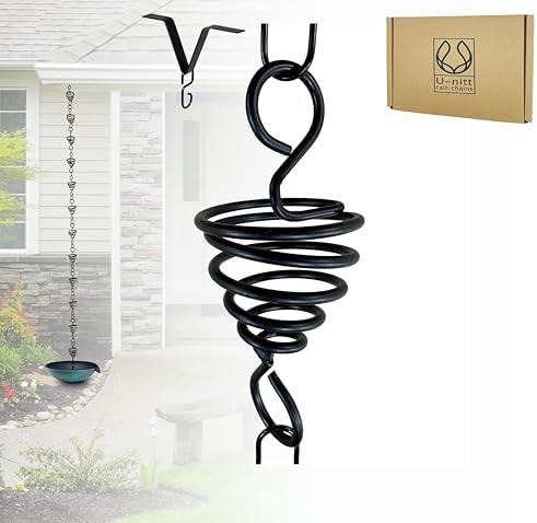 Amazon.com : Rain Chain Water Collection for Gutters, Rainwater Catcher ...