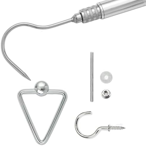 Alaisee Complete Ladder Pull Down System Kit, Attic Pull System Hook ...