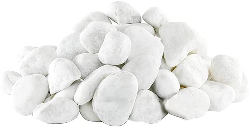 Metroquadrocasa Ciottoli di Marmo Bianco Carrara in Sacchi Sassi ...