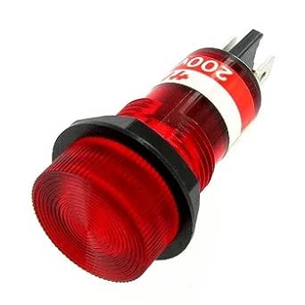 Amazon | サトーパーツ ネオンブラケット 円筒型 AC200V~250V 赤 BN-2-2-R | 表示灯 | 産業・研究開発用品 通販