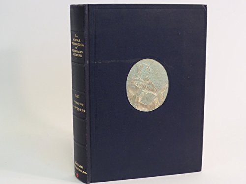 St. Thomas Aquinas Summa Theologica; First Complete American Edition ...