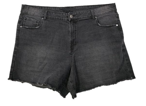 Buy HAPPENING Plus Size Women Pure Denim Regular Fit Shorts with Rugged ...