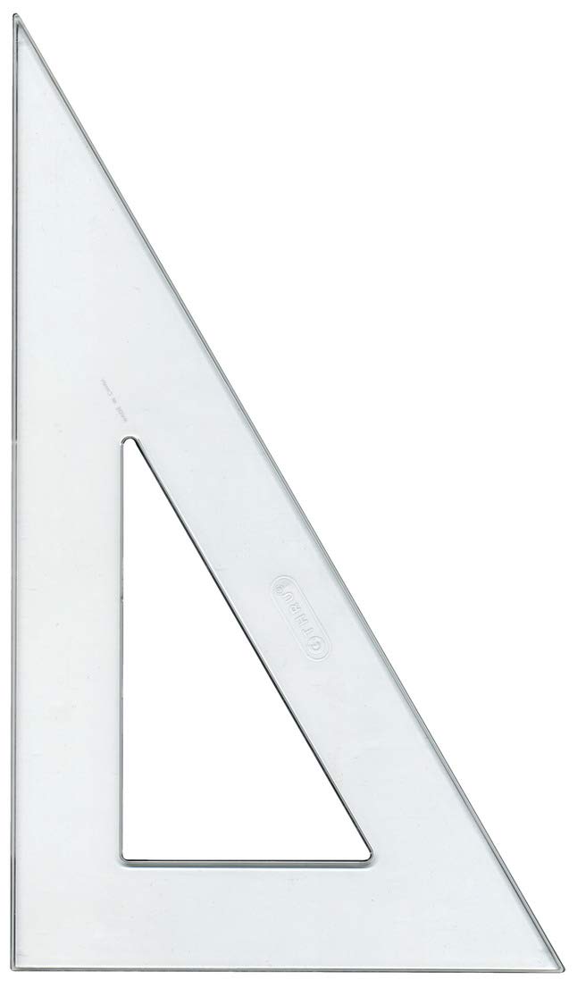 Amazon.com : Westcott Student Grade Polystyrene Triangle, 30 and 60 ...