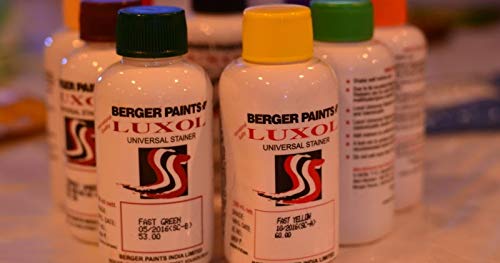 Berger Paints Luxol Fast Colour Universal Stainer (Red 200 ml) : Amazon ...