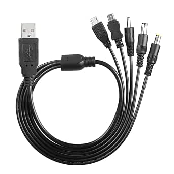 Amazon.com: CERRXIAN USB to DC 5V Power Cord, Universal USB Cable with ...