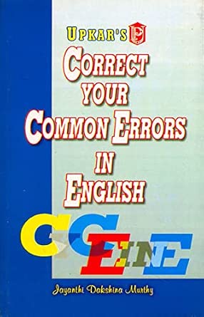 Correct Your Common Errors in English: Amazon.co.uk: 9788174821881: Books