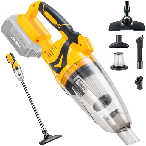 Amazon.com - KUWZTY Cordless Handheld Vacuum Cleaner for DEWALT 20v Max ...