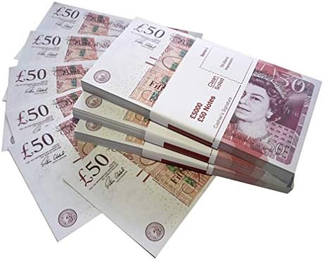 BIG SCREEN STACKS | UK COMPANY | PROP MONEY | UK POUNDS GBP BANK NOTES ...