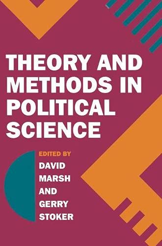 Theory and Methods in political Science.: David / Stoker, Gerry (eds ...