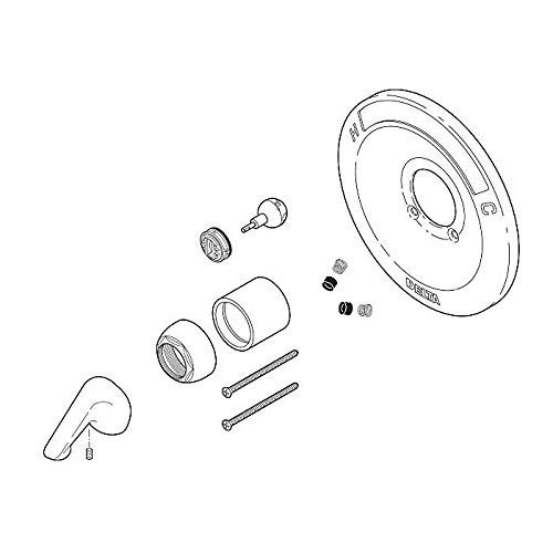 Delta Faucet Shower Handle Renovation Repair Trim Kit for Delta 600 ...