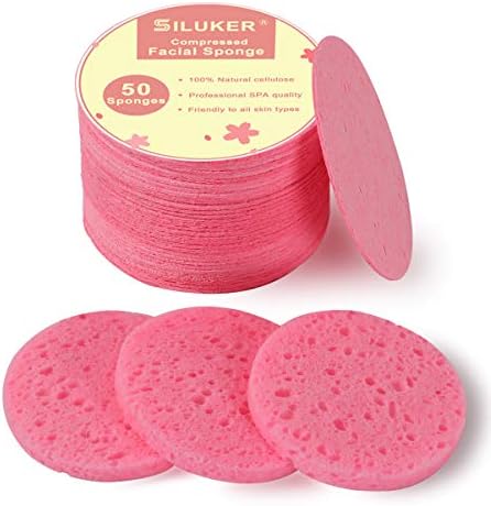 Amazon.com : Facial Sponges - 50 Count Compressed Cellulose Face ...