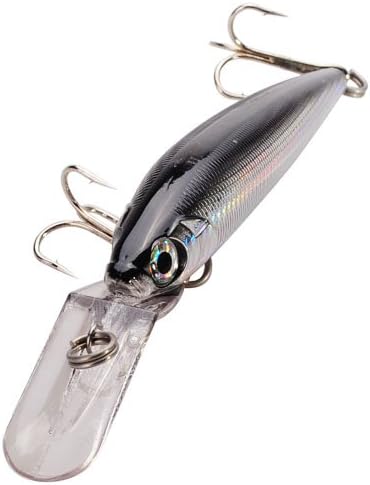 Amazon.com : 230mm Hard Plastic Real-like Fish Shape Fishing Bait Crank ...
