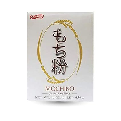 Amazon.com : Shirakiku Mochiko-Sweet Rice Flour. 16oz(1lb) Pack of 1 ...