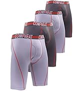 Comfneat Men's 5-Pack Big & Tall 3XL-7XL Boxer Briefs Cotton Spandex ...