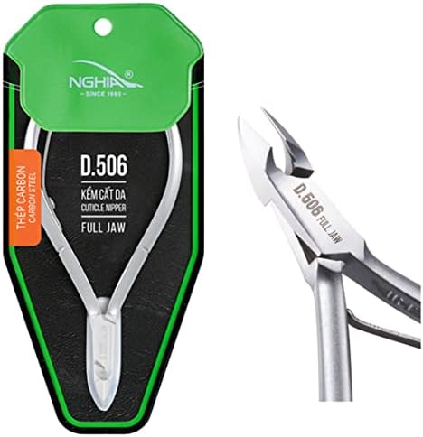 Amazon.com: Premium Hard Steel Cuticle Nipper - D-506, Precision Nail ...