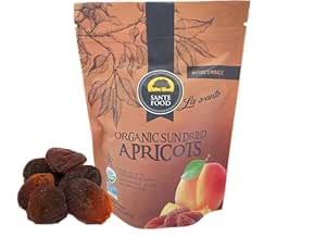 Amazon.com: Premium USDA Organic Sun Dried Wild Pitted Apricots 12 Oz ...