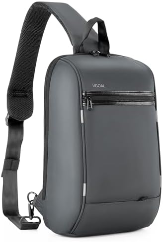 VGOAL Crossbody Bag Sling Bag for Men Sling Backpack with RFID Pocket ...