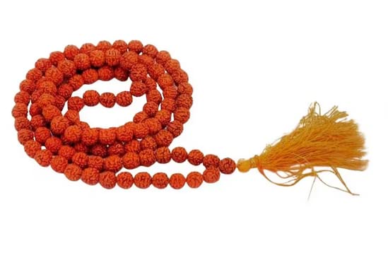 ADI Jewels Seven Face Rudraksha Jaap Mala Nepali Real 108 Genuine ...