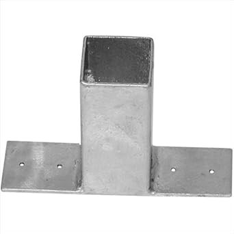 Amazon.com: Square Tube Fittings - 1 Way with Plate : Industrial ...