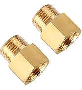 Amazon.com: Brass Pipe Fittings, SUNGATOR 1/2 Inch Male x 1/2 Inch ...