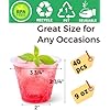Amazon.com: Aatriet 40 Pack 9 oz Clear Plastic Cups, 9oz Clear ...