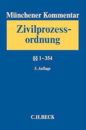 Amazon.co.jp: Muenchener Kommentar / Zivilprozessordnung 01: §§ 1-354 : Japanese Books