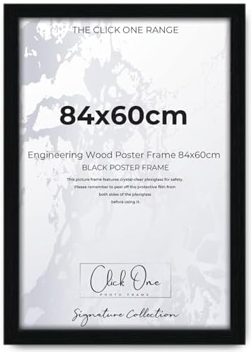Click One Large Poster Frame 84cm x 60cm Large Picture Frames Shatter ...