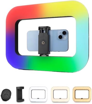 Amazon.com: Phone Ring Light for Video Recording, Smartphone Video Rig ...
