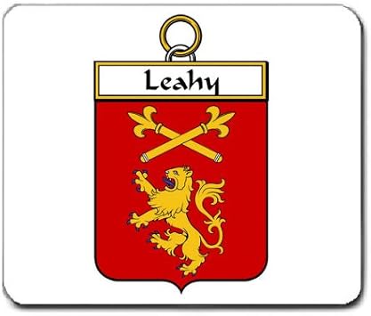 Amazon.com: Leahy or OLahy Family Crest Coat of Arms Mouse Pad : Office ...