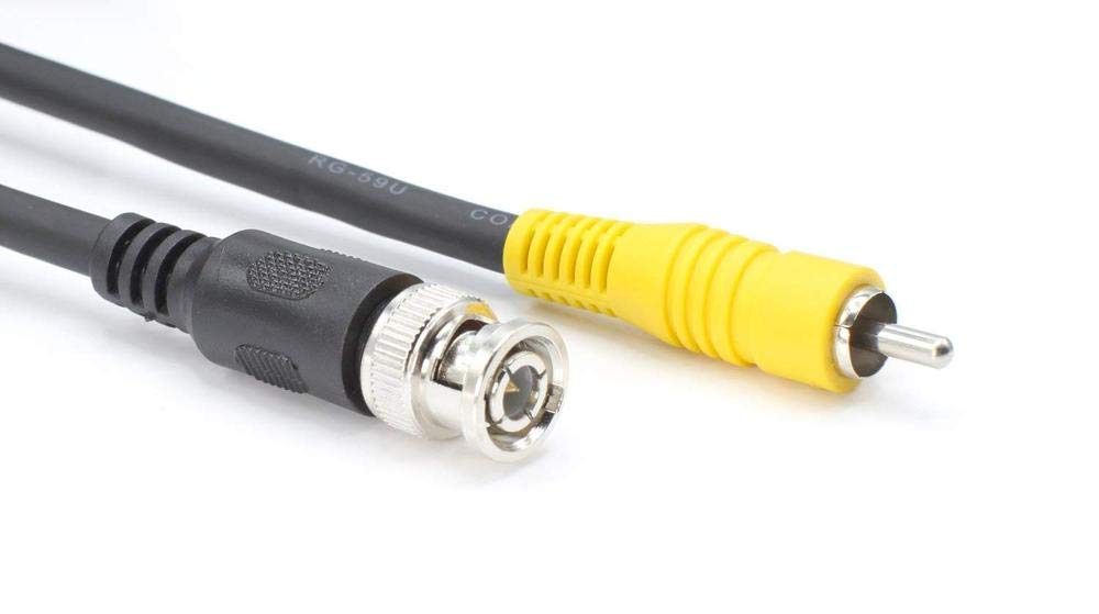 Amazon.com: Black, 3 ft BNC to RCA RG6 Cable - Professional Grade ...