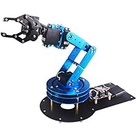 Amazon.com: Robotic Arm Kit 6DOF Programming Robot Arm with Handle PC ...
