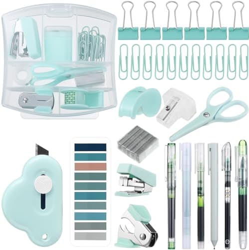 Amazon.com : Colarr Mini Office Supply Kit Includes Stapler Tape ...