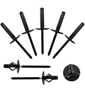Amazon.com: ALLCLEAN 3/16" x 1" Tri-Fold Rivets Assortment - 120Pcs ...