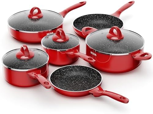Amazon.com: Paula Deen Signature Nonstick Cookware Pots and Pans Set ...