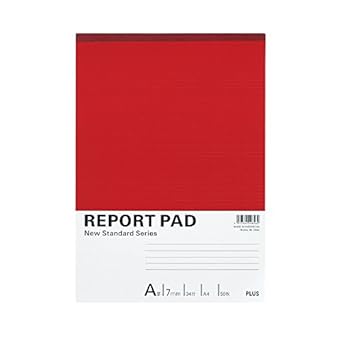 Plus RE-250A 76834 Report Pad, A4, A-Ruled, 50 Sheets : Amazon.in ...